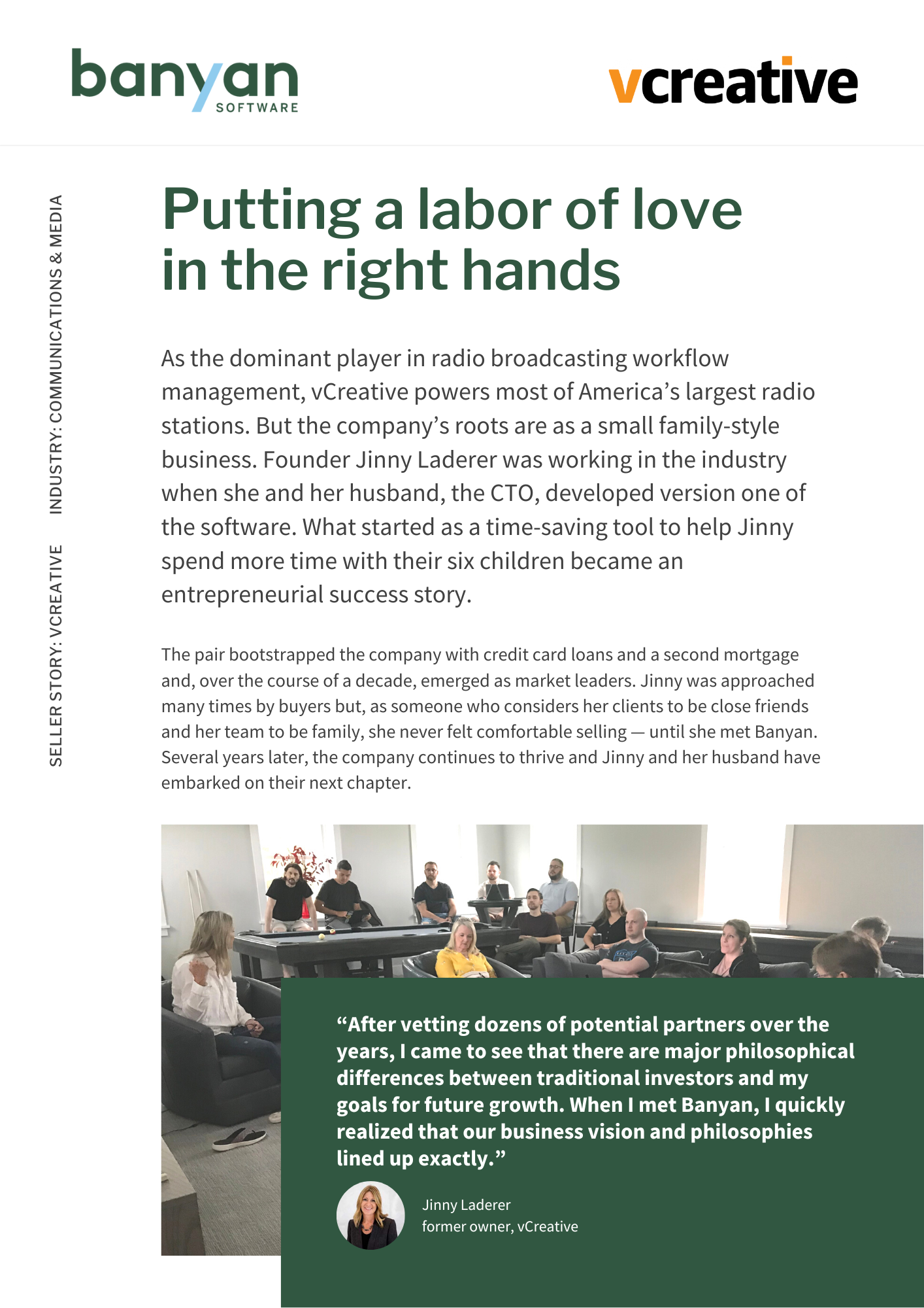 Media & Communications - Banyan Software